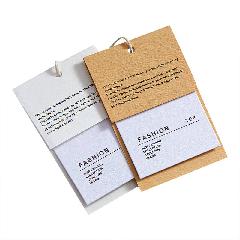 Custom Printed Hang Tag For Clothing Sewing Accessories Customize